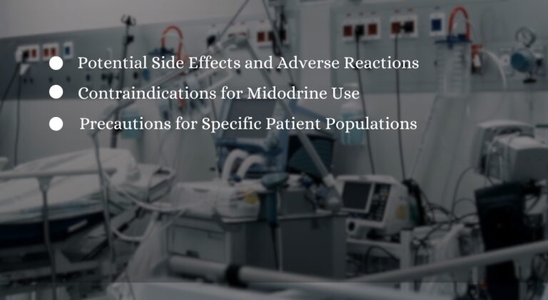 Midodrine in the Intensive Care Unit (ICU) - Its Role and Effectiveness